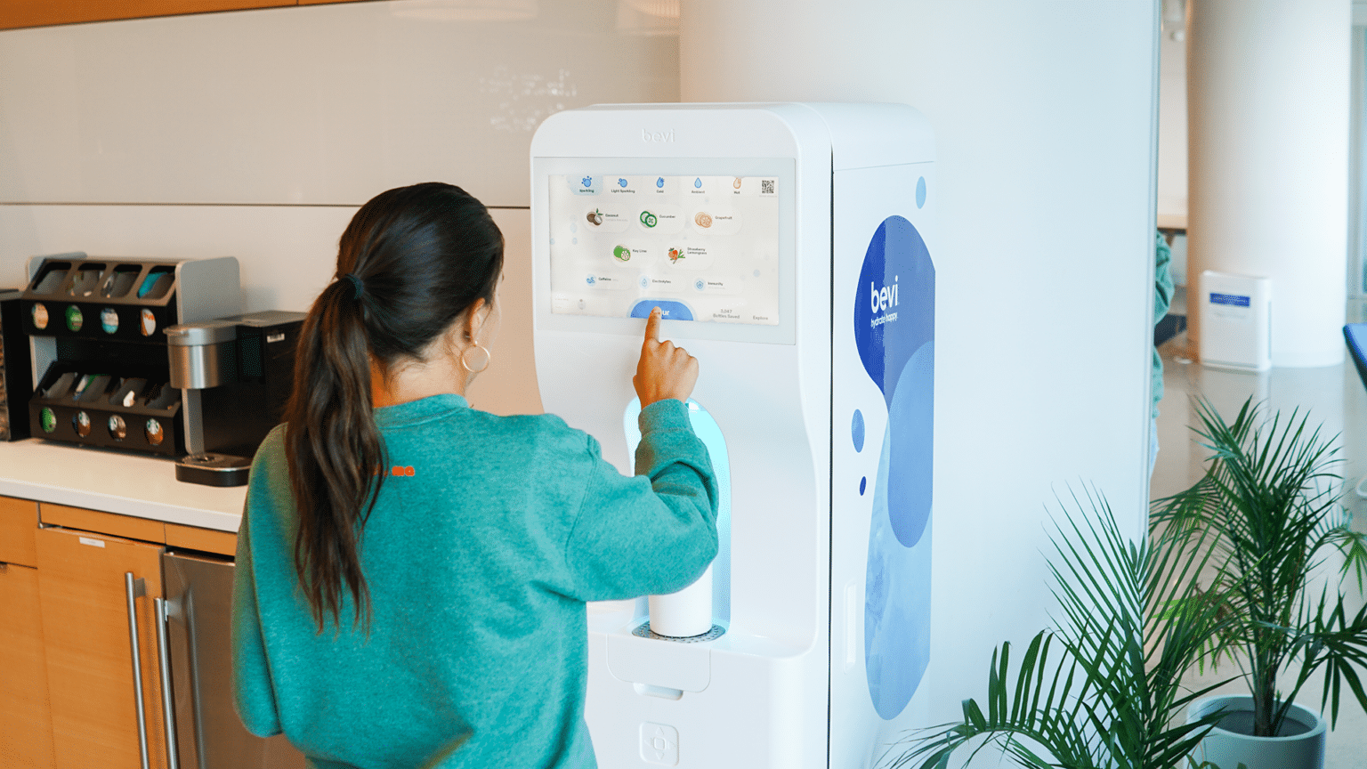 Sparkling and Flavored Water Dispenser | Bevi