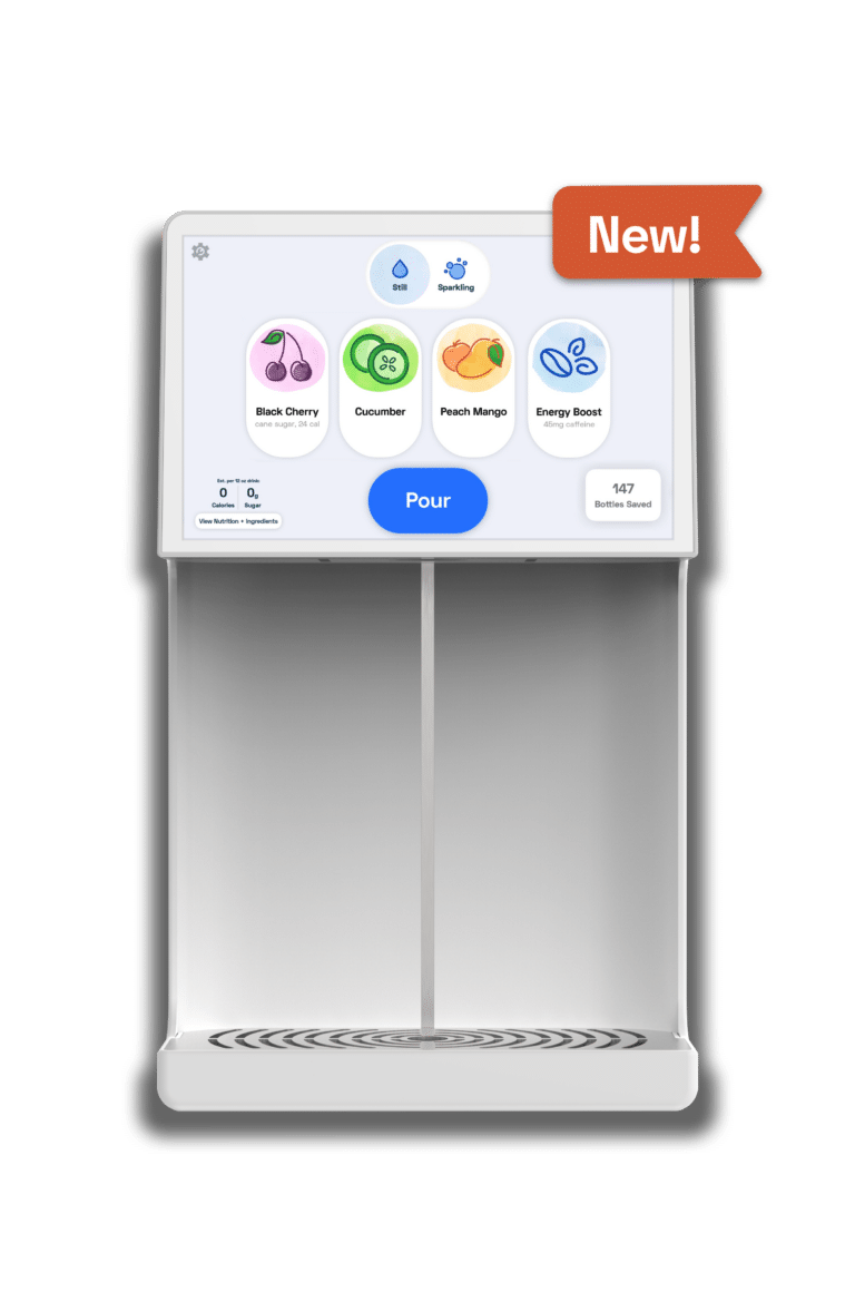 Sparkling and Flavored Water Dispenser | Bevi